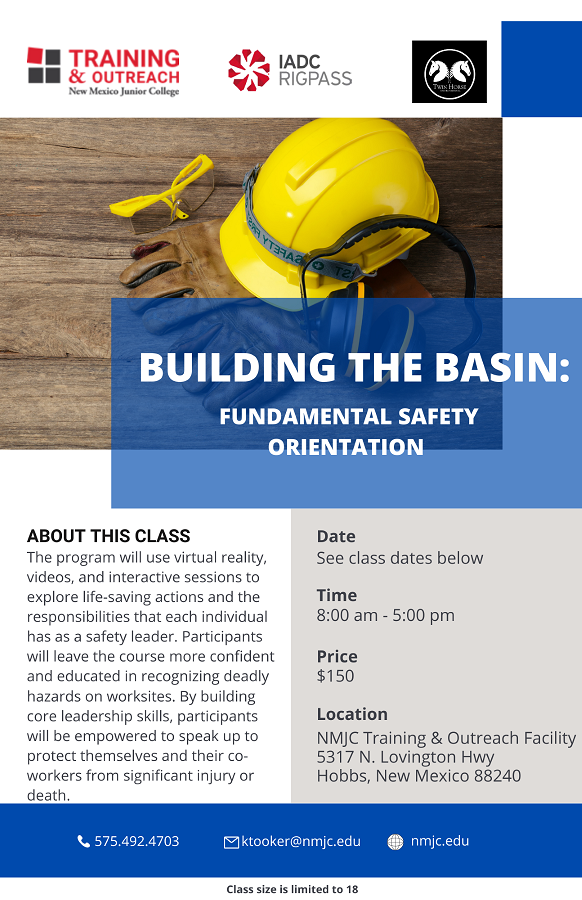 Building the Basin: Safety Orientation and Leadership